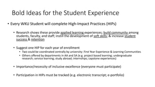 Student Success and Experience Committee: 12-6-17 | PPT