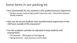 Student Success and Experience Committee: 12-6-17 | PPT