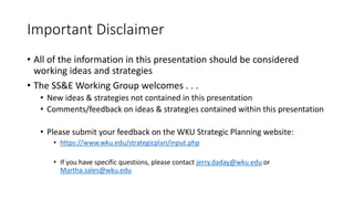 Student Success and Experience Committee: 12-6-17 | PPT