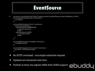 Server-Sent Events in Action | PPT