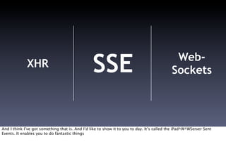 Server-Sent Events (real-time HTTP push for HTML5 browsers) | PDF