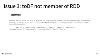 Spark Summit EU talk by Miklos Christine paddling up the stream | PPT