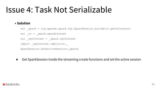 Spark Summit EU talk by Miklos Christine paddling up the stream | PPT
