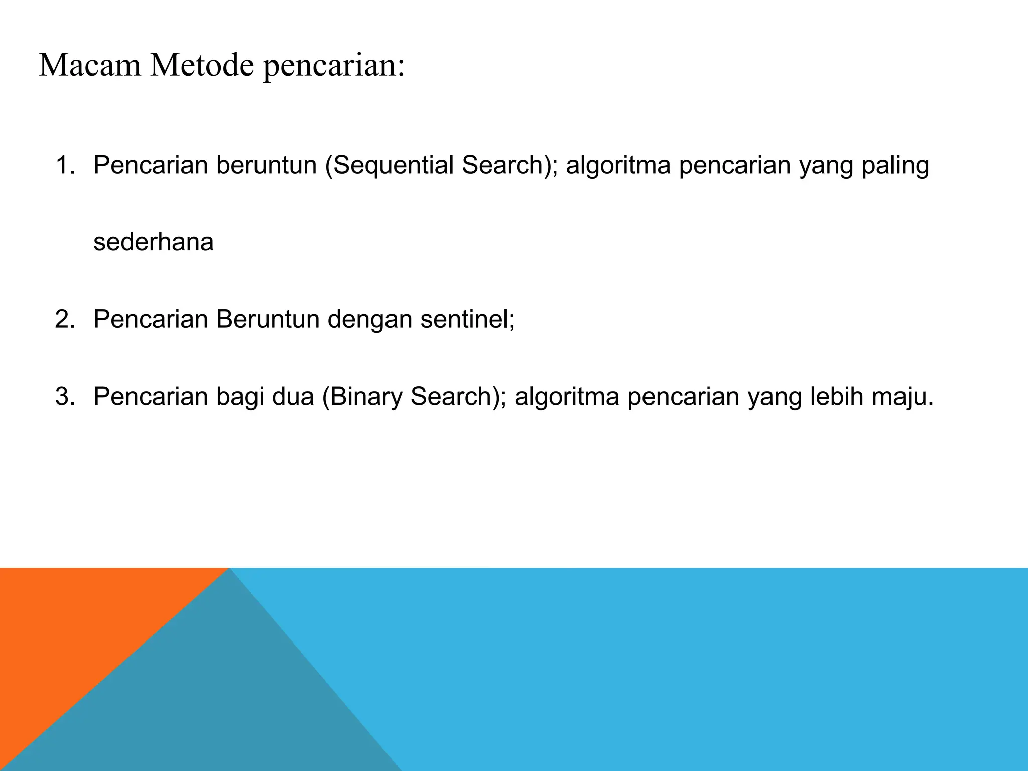 metode seraching pada css dengan menggunakan metode paimonpptx | PPT