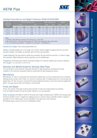 SSE Pipefittings Brochure | PDF