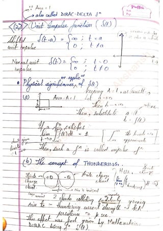 Signals and Systems Notes | PDF