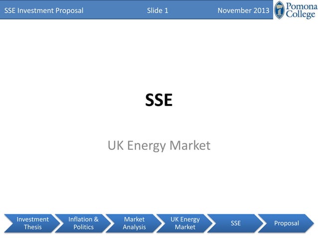 SSE investment presentation | PPT