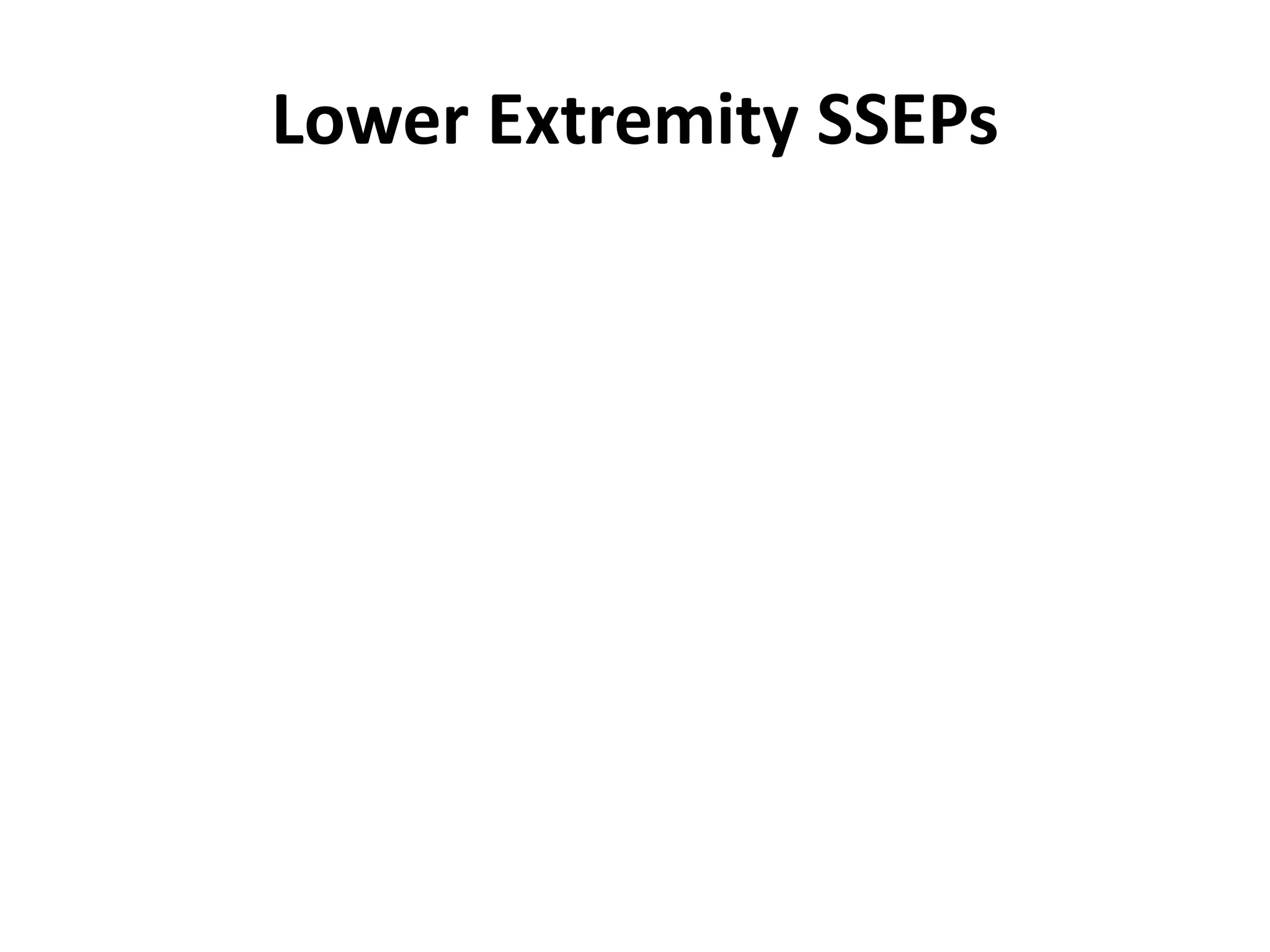 Somato Sensory Evoked Potentials (SSEP) By: Murtaza Syed | PPTX