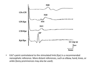 Somato Sensory Evoked Potentials (SSEP) By: Murtaza Syed | PPTX