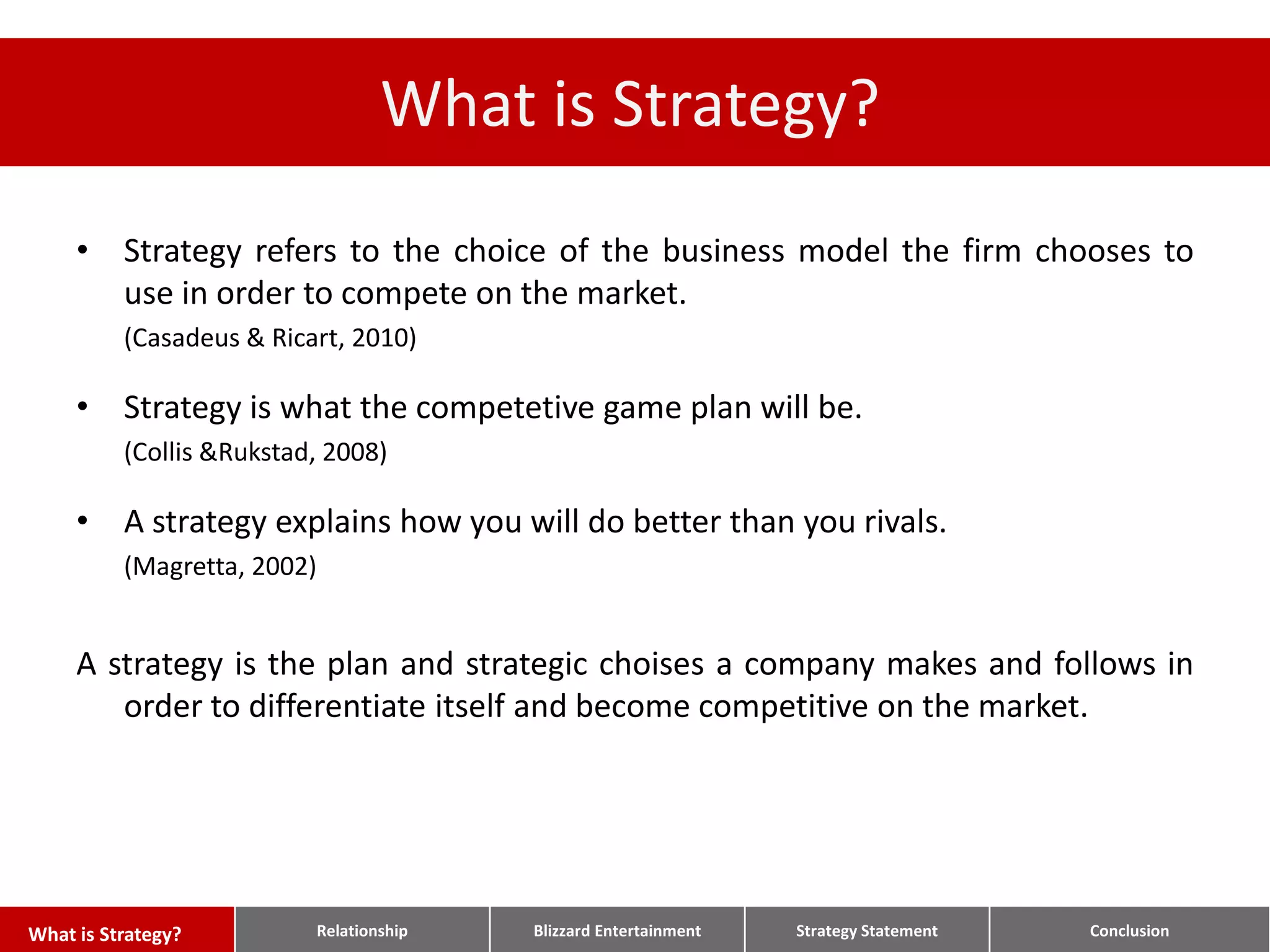 Sse strategy blizzard_2011 | PPT