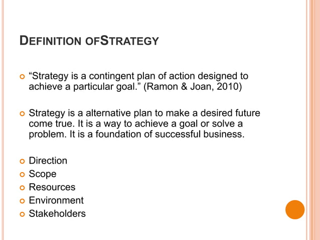 Sse strategy wo_ha_2011 | PPT