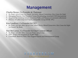 StarStream Entertainment | PDF