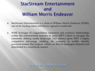 StarStream Entertainment | PDF