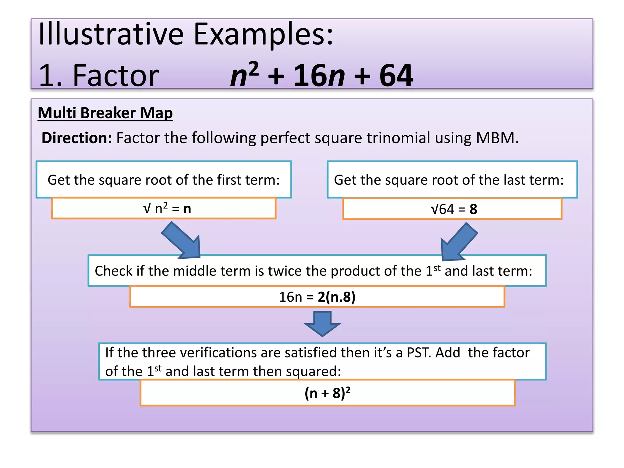 factoring perfect square trinomial | PPTX