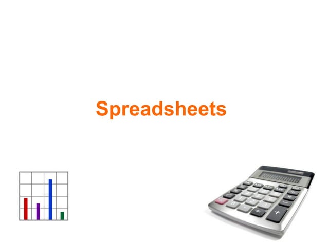 Spreadsheet Features | PPT | Technology & Computing
