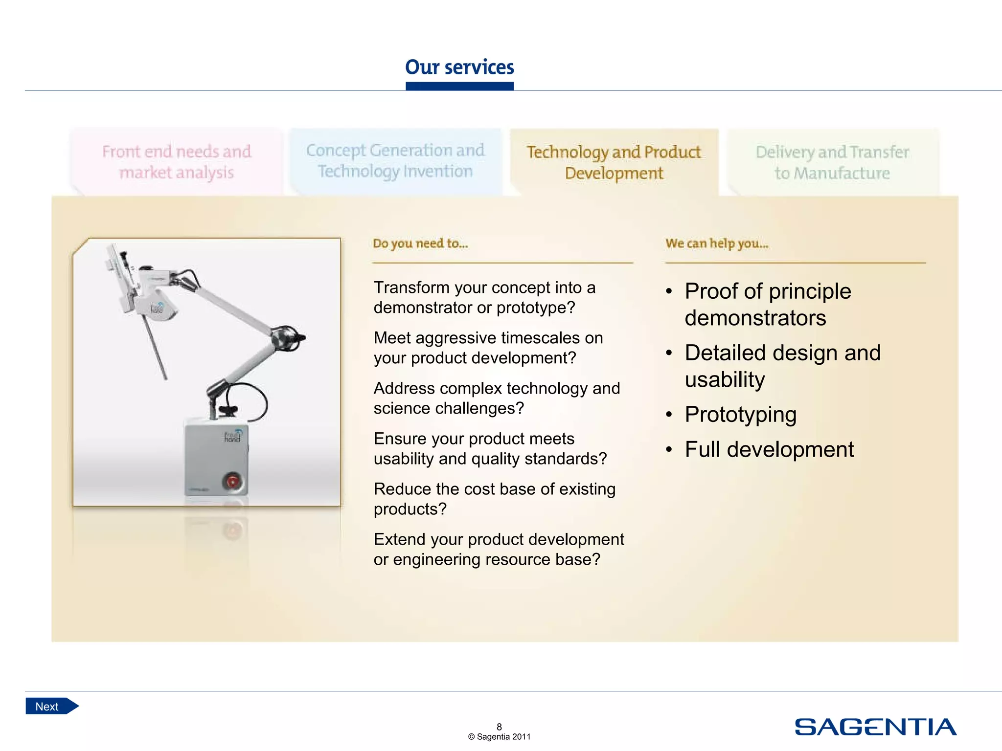Sagentia Corporate Overview | PPT