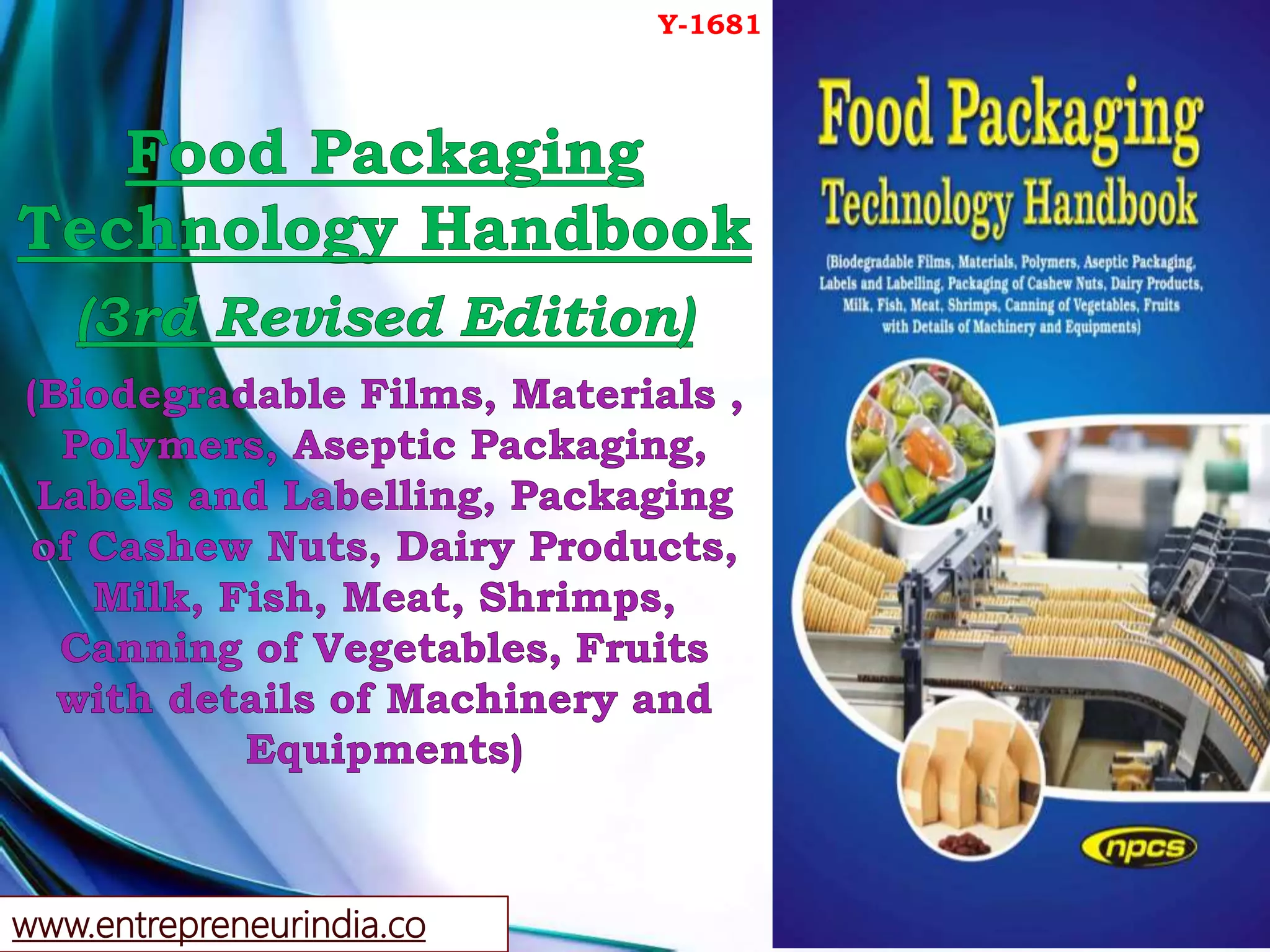 Food Packaging Technology Handbook (3rd Revised Edition) | PPTX