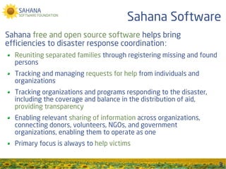 Sahana Software Foundation Overview Brief | PPT