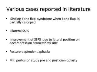 Sinking Skin Flap Syndrome | PPTX