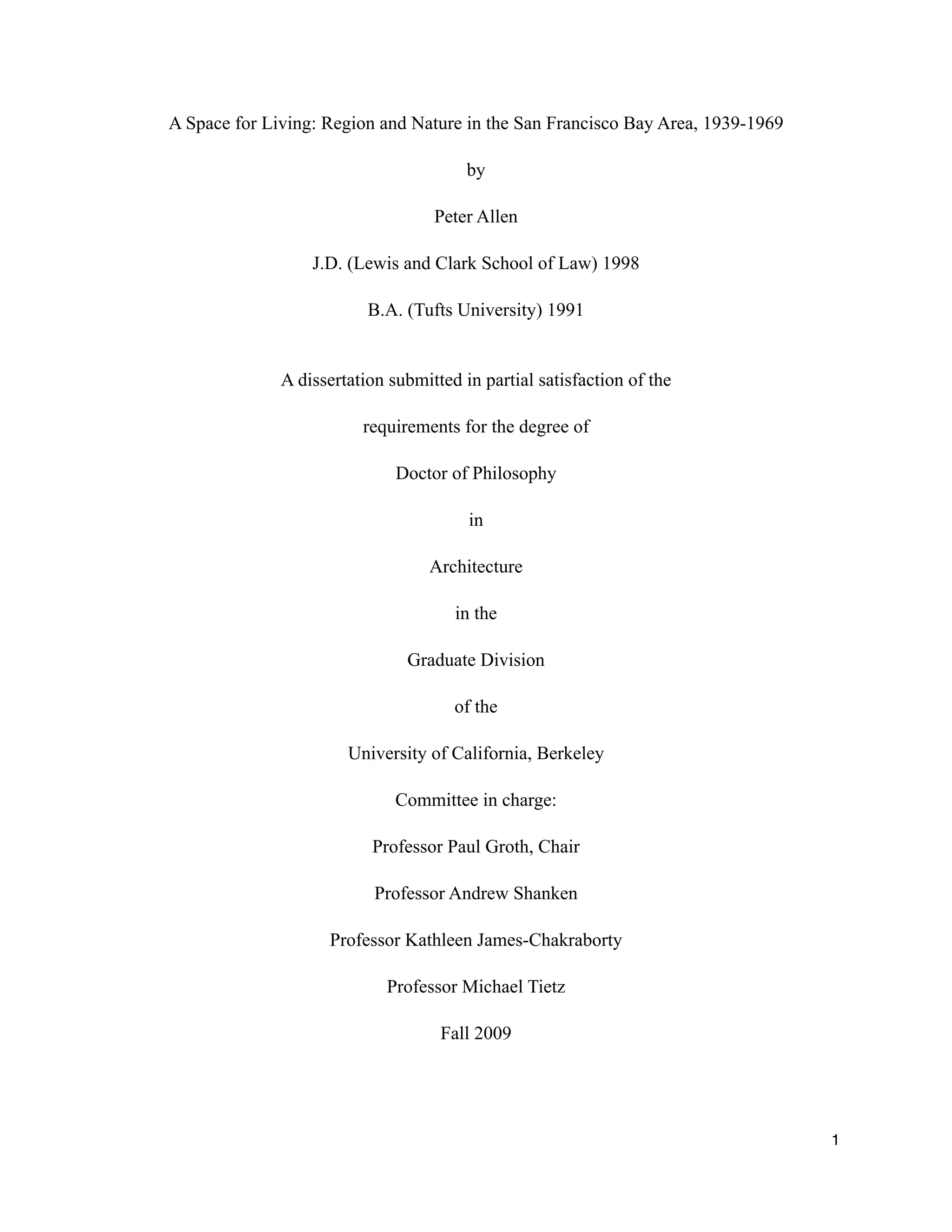 Allen Single Space Full Diss | PDF