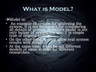 Simulation and Modeling | PPT