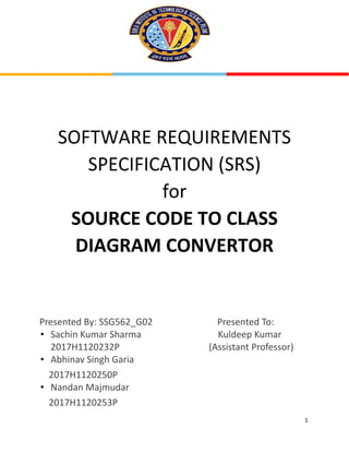 Sample SRS format | PDF