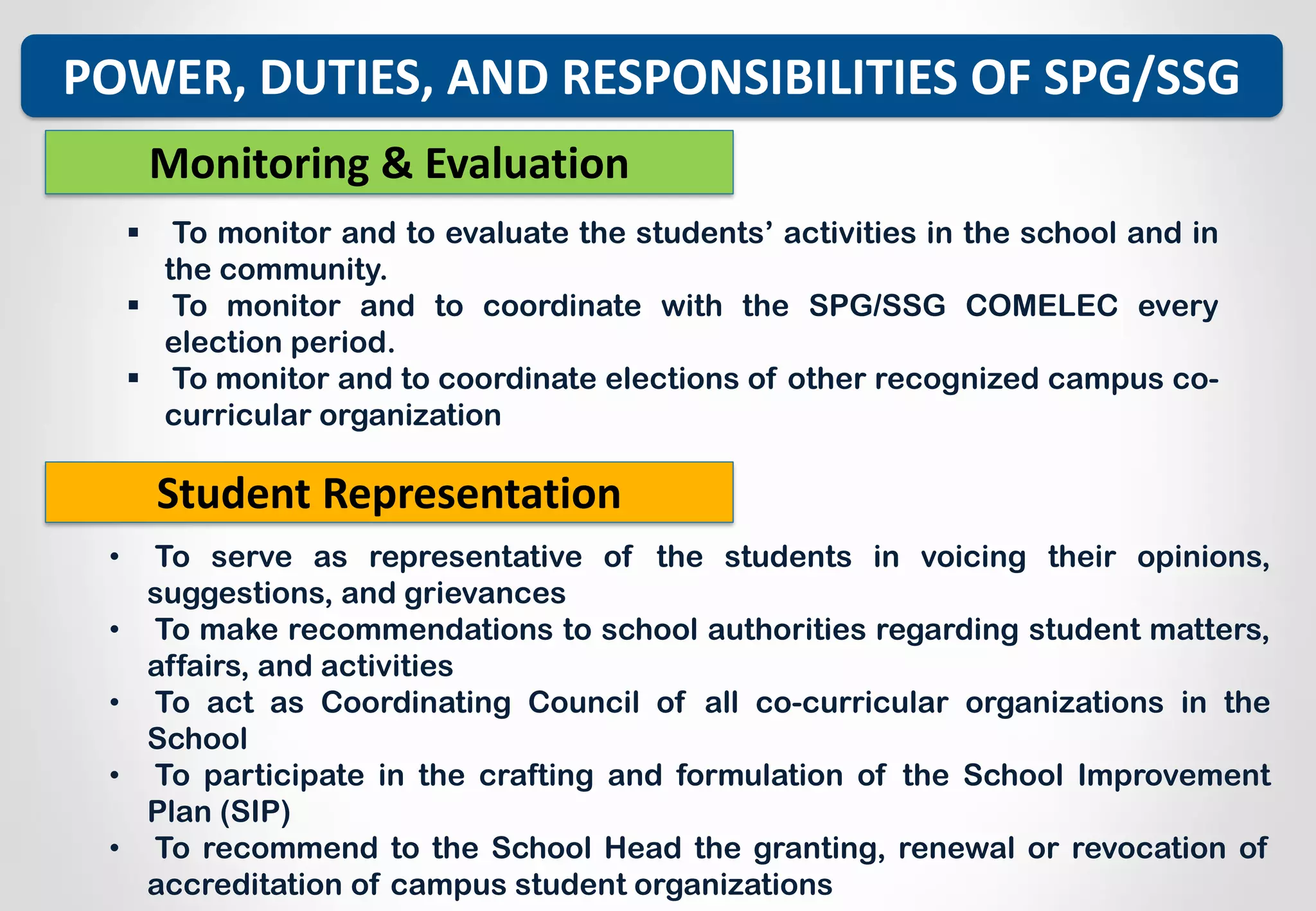 Ssg and spg constitution deped | PDF