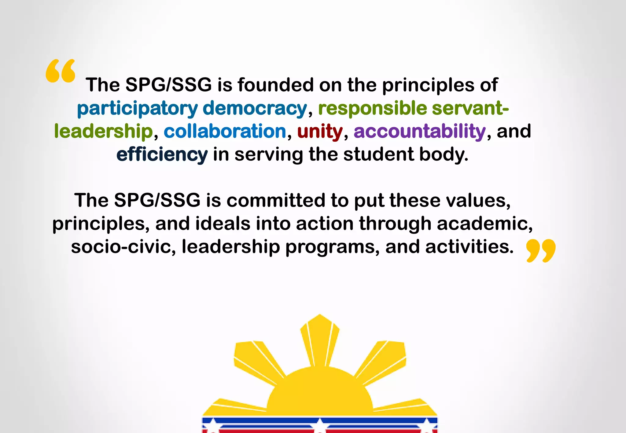 Ssg and spg constitution deped | PDF
