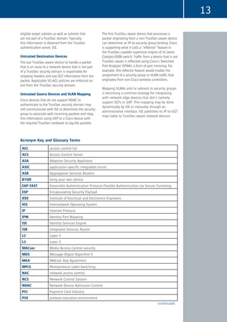 Gartner Newsletter: Cisco TrustSec Deployed Across Enterprise Campus, Branch and Data Center ...