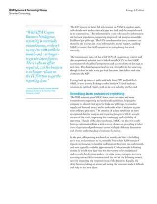 Ssgc Case Study Ibm | PDF