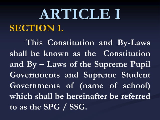 DepEd Order No. 47 s. 2014: CONSTITUTION AND BY - LAWS OF THE SUPREME ...