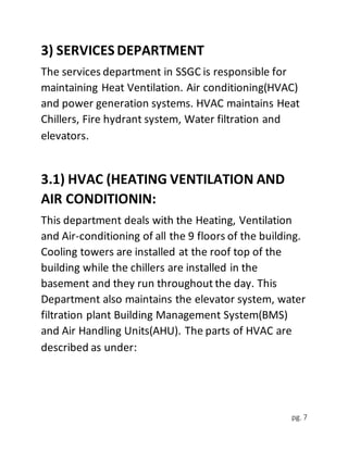 SSGC Karachi Internship report | DOCX