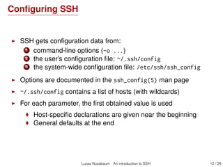 An introduction to SSH | PDF