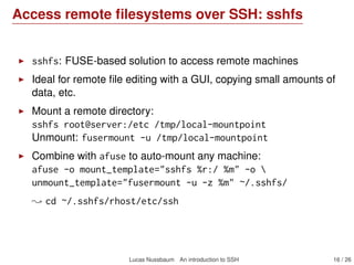 An introduction to SSH | PDF