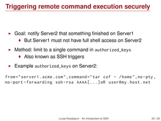 An introduction to SSH | PDF