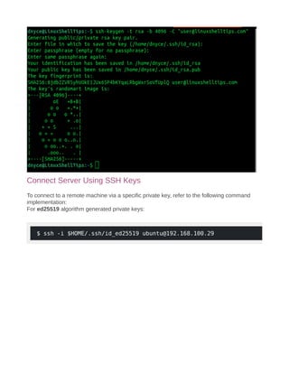 SSH.pdf | Operating Systems | Computer Software and Applications
