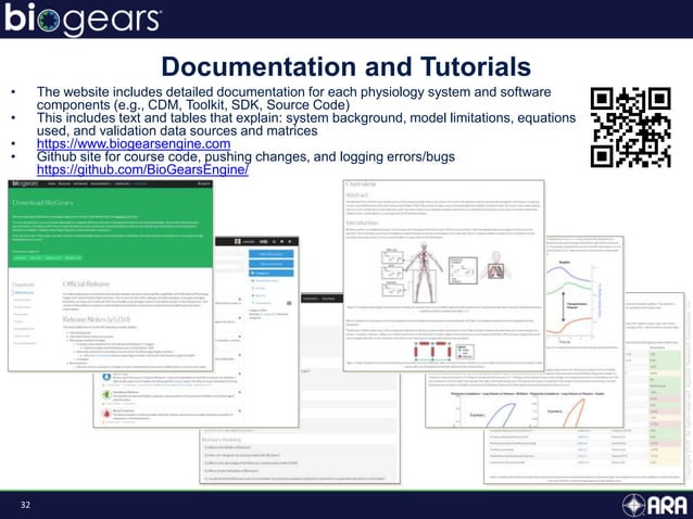 BioGears Overview for SSIH Healthcare Systems Modeling & Simulation ...