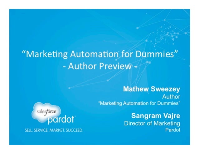 "Marketing Automation for Dummies" - Author Preview | PPT