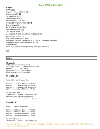 Ssh config note | PDF | Computer Networking | Computing