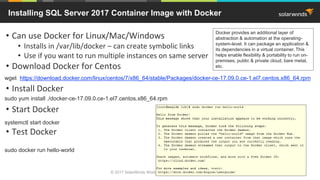 Hi! Ho! Hi! Ho! SQL Server on Linux We Go! | PPT