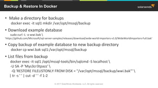 Hi! Ho! Hi! Ho! SQL Server on Linux We Go! | PPT