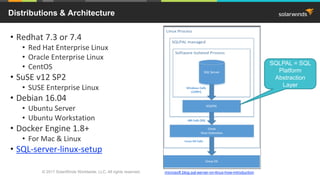 Hi! Ho! Hi! Ho! SQL Server on Linux We Go! | PPT