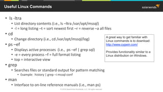 Hi! Ho! Hi! Ho! SQL Server on Linux We Go! | PPT
