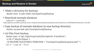 Hi! Ho! Hi! Ho! SQL Server on Linux We Go! | PPT