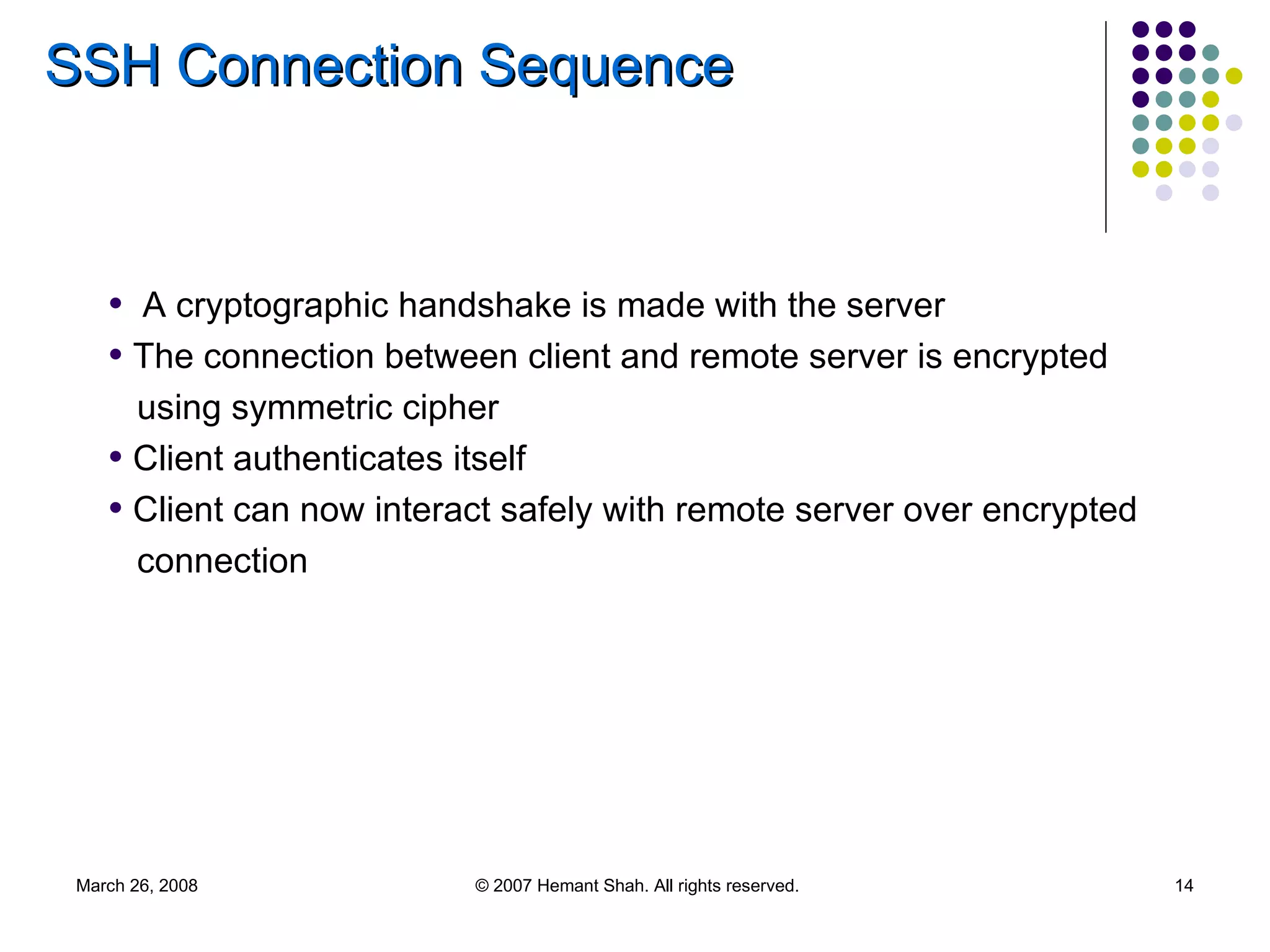 Introduction to SSH | PPT