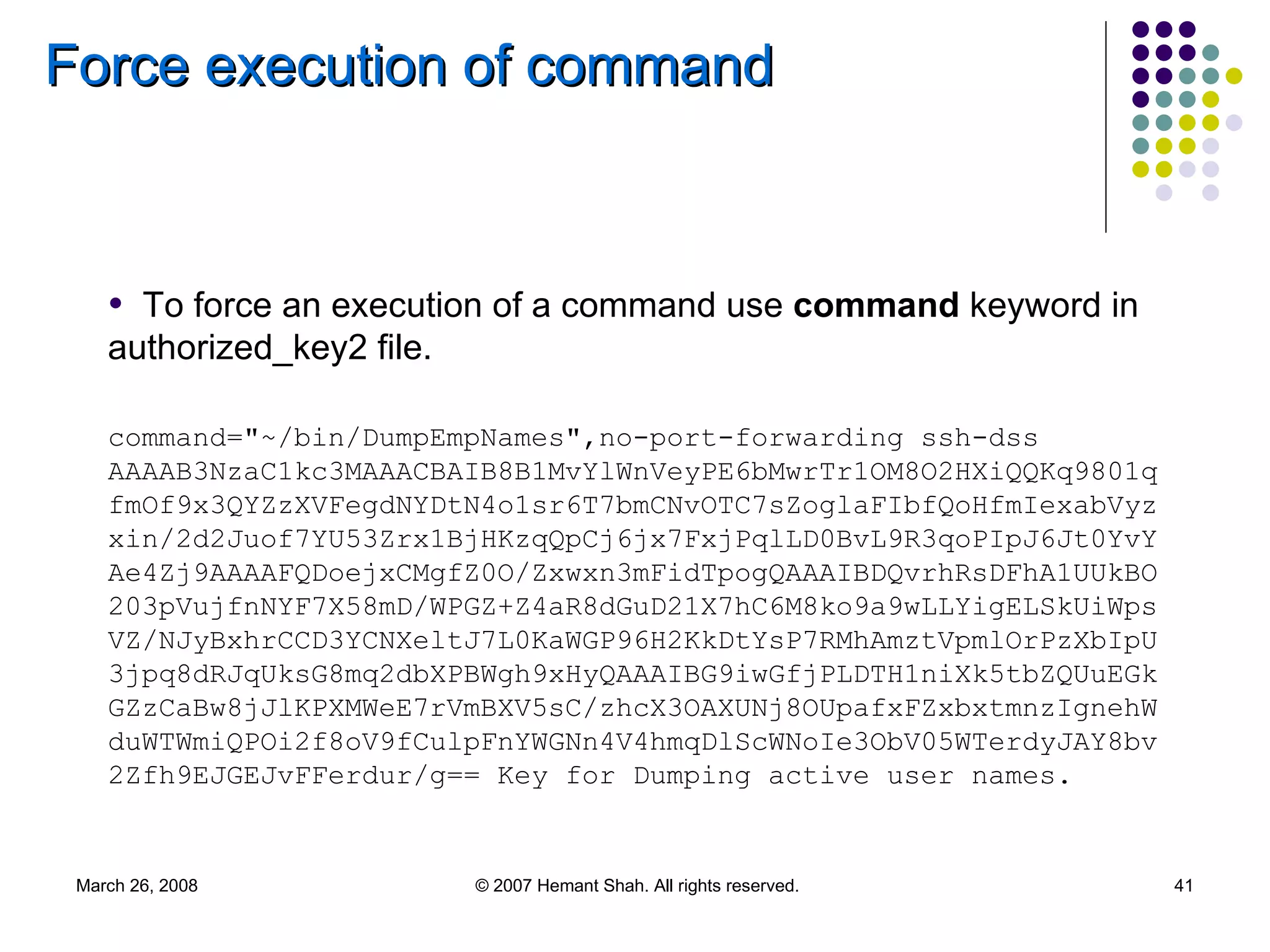Introduction to SSH | PPT | Operating Systems | Computer Software and Applications