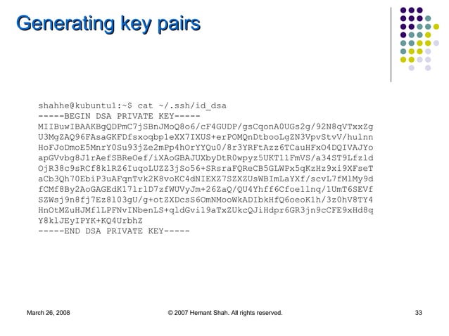 Introduction to SSH | PPT | Operating Systems | Computer Software and ...