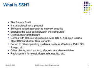 Introduction to SSH | PPT
