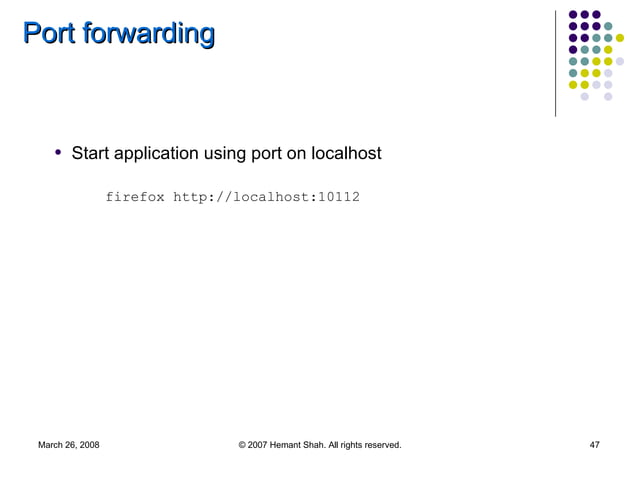 Introduction To Ssh Ppt Operating Systems Computer Software And Applications