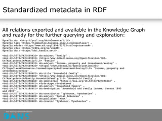 Data standardization process for social sciences and humanities | PPT